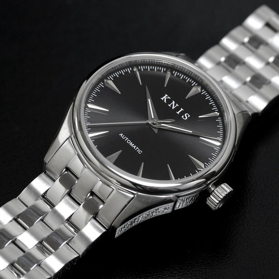 KNIS 自動巻き サンレイダイアル ブラック KN001-BK